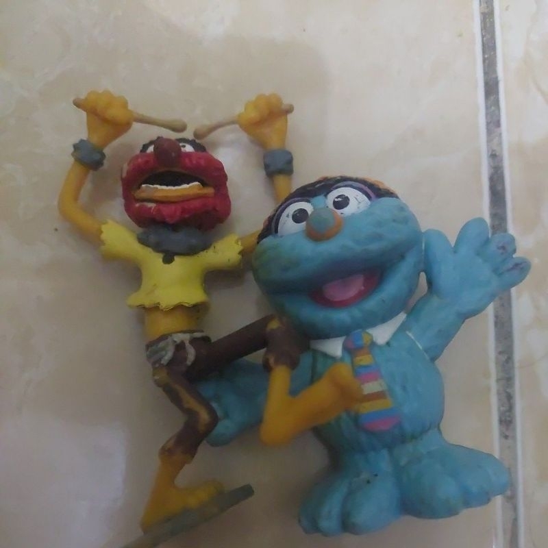 Jual Action Figure Sesame Street The Magdalena Elmo Cookie Monster ...