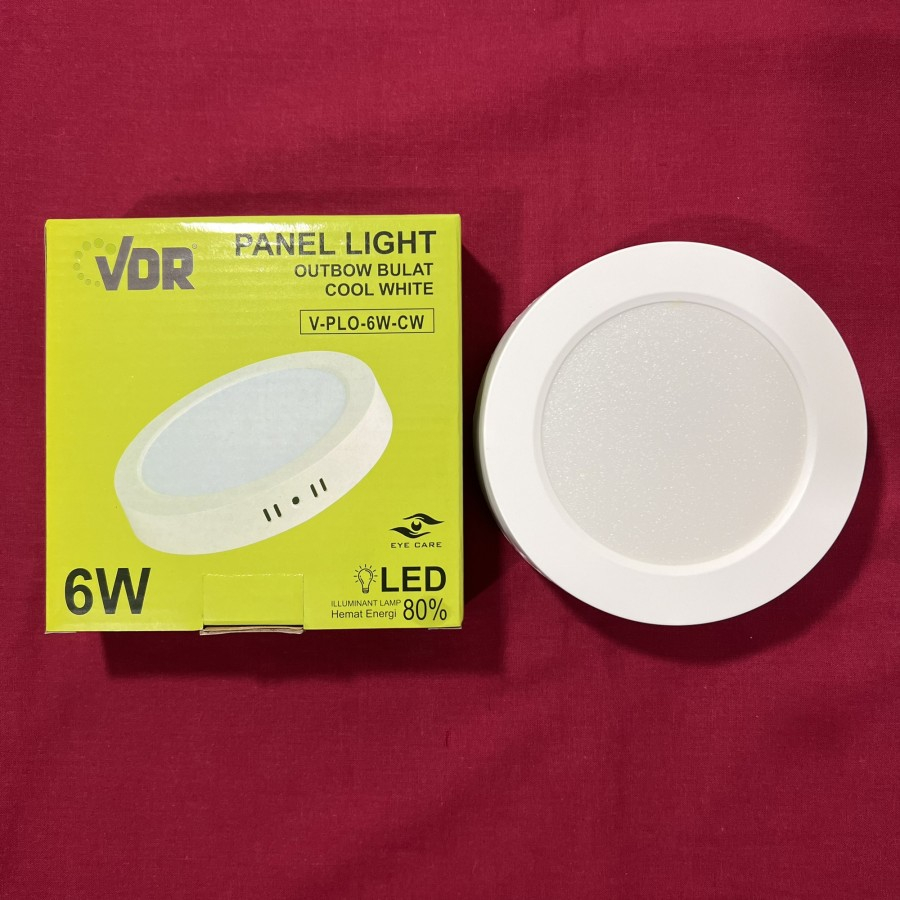 Jual V-PLO Lampu Panel LED OB/OutBow 6W Bulat VDR | Shopee Indonesia