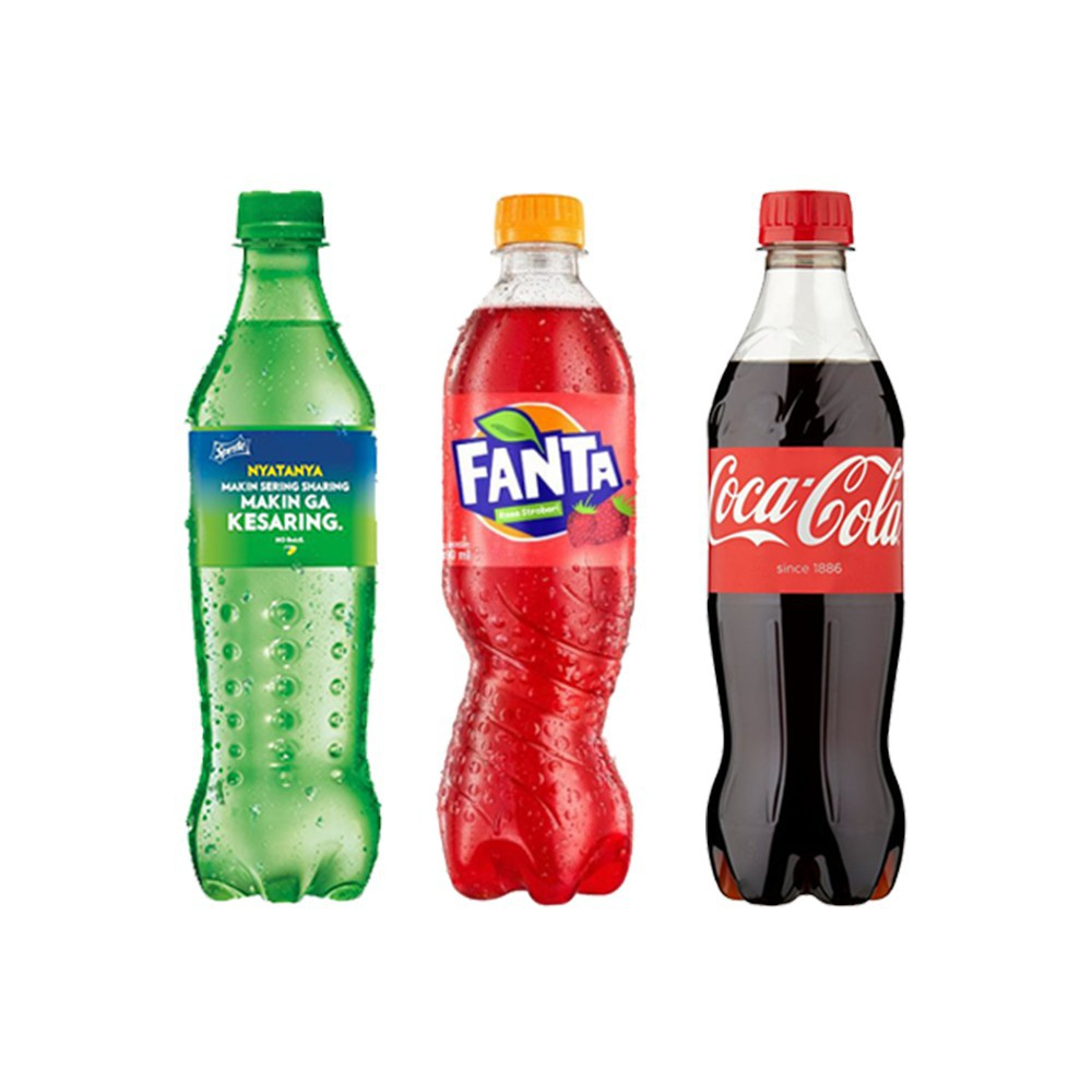 Jual Coca Cola Sprite Fanta Botol 390ml per Dus isi 12 | Shopee Indonesia