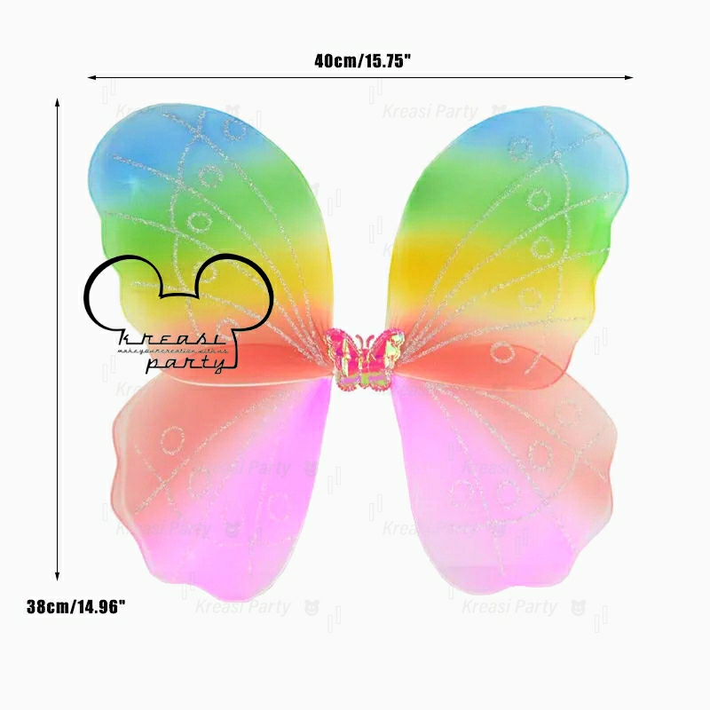 Jual Set Mahkota Peri / Sayap Kupu-Kupu / Sayap Peri / Fairy Crown Set ...