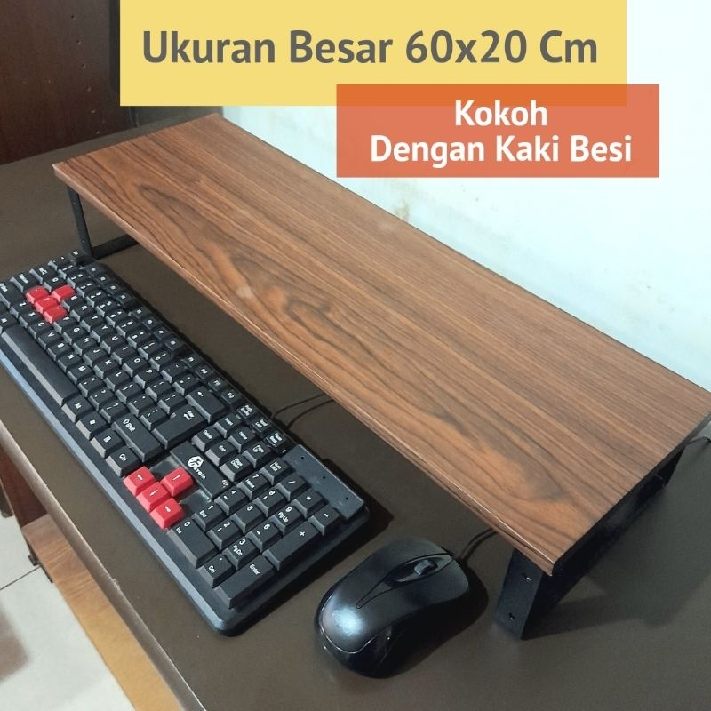 Jual Stand Monitor Rak Dudukan Pc Komputer Laptop Kaki Besi | Shopee ...