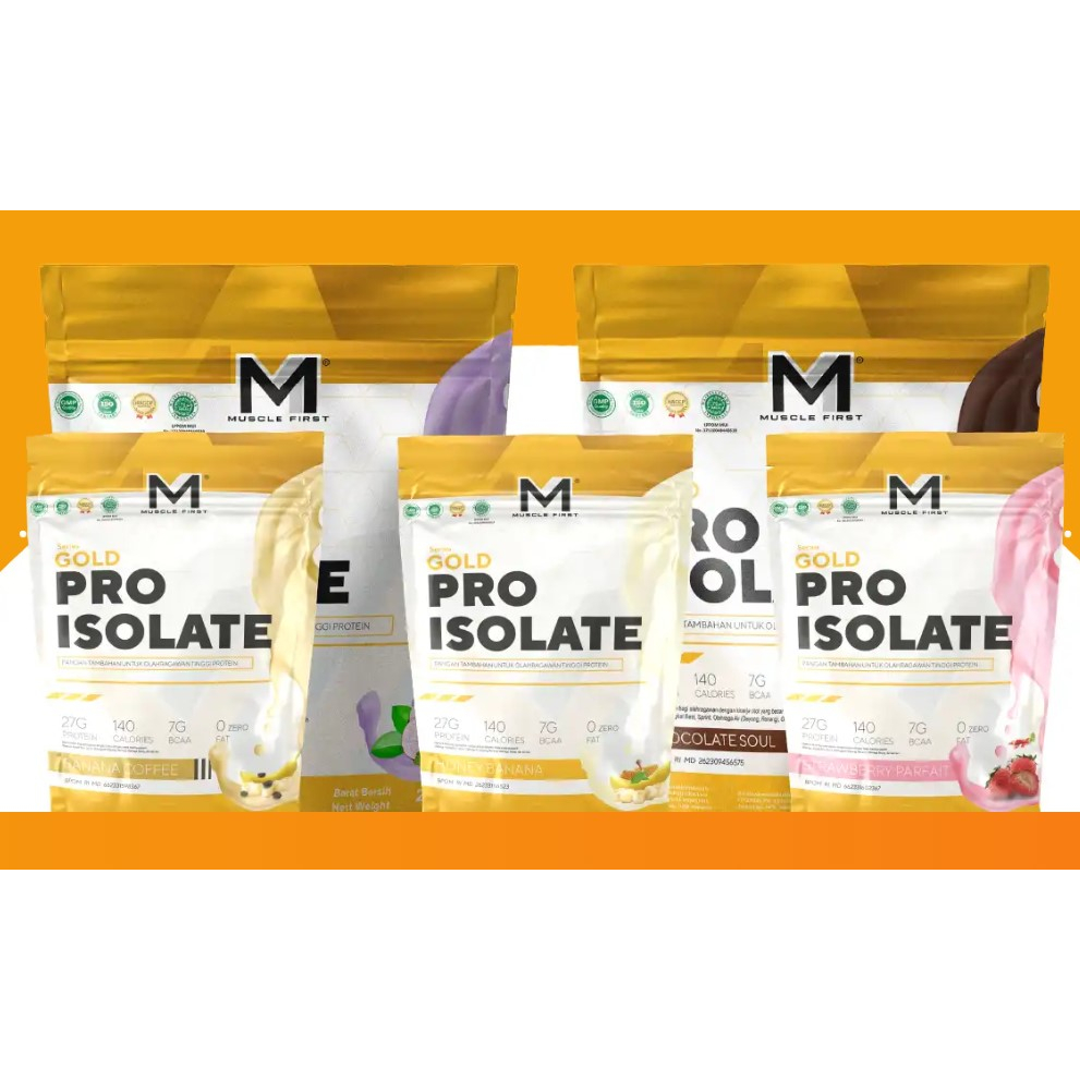 Jual Muscle First Gold Pro Isolate 2 Lbs / M1 protein suplemen susu ...
