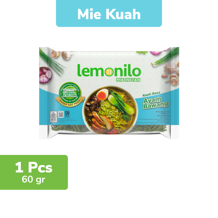 Jual Lemonilo Mie Instan Kuah Ayam Bawang 60g | Shopee Indonesia