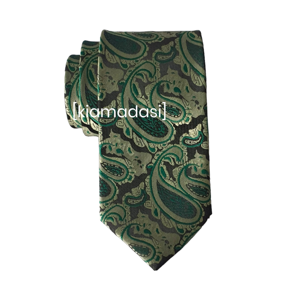 Jual Batik Dasi Long tie Dasi Hijau | Shopee Indonesia
