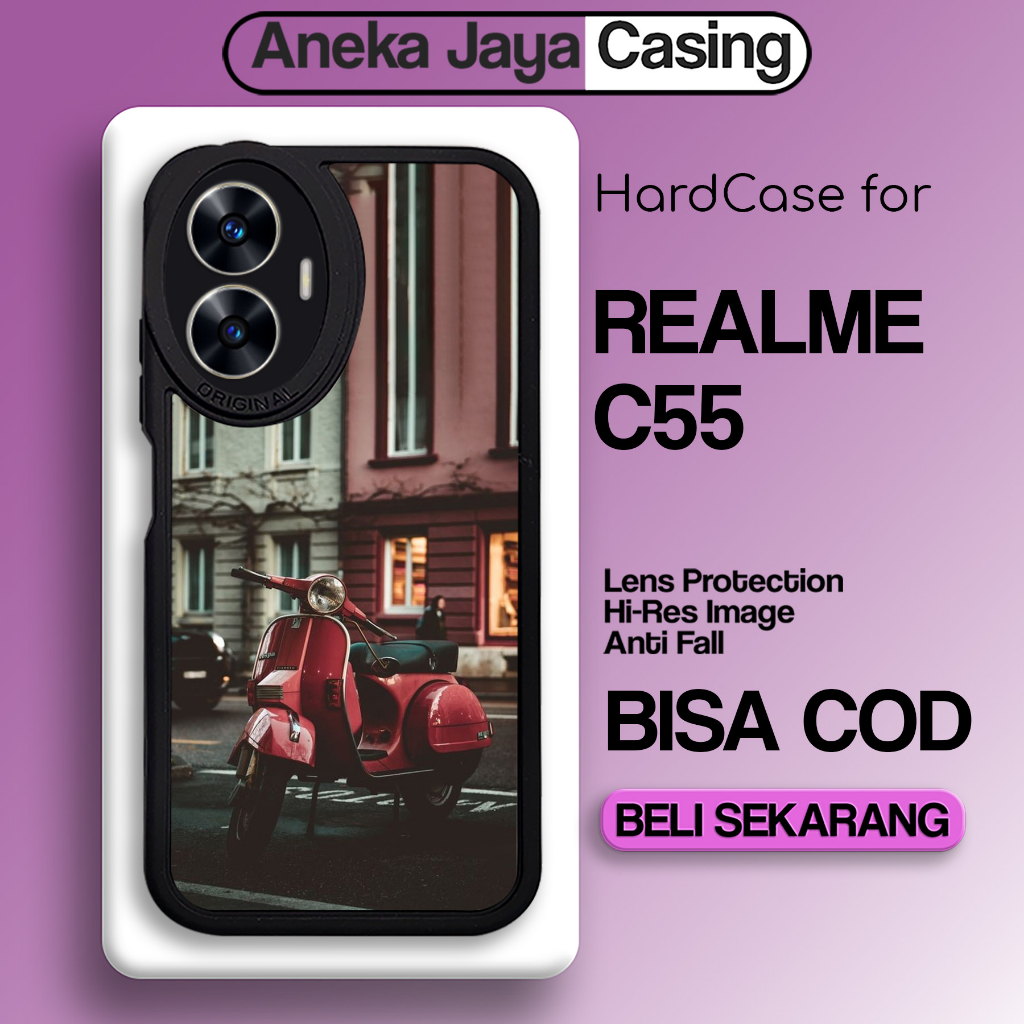 Jual case realme c55 casing realme c55 nfc motif aesthetic motor klasik ...