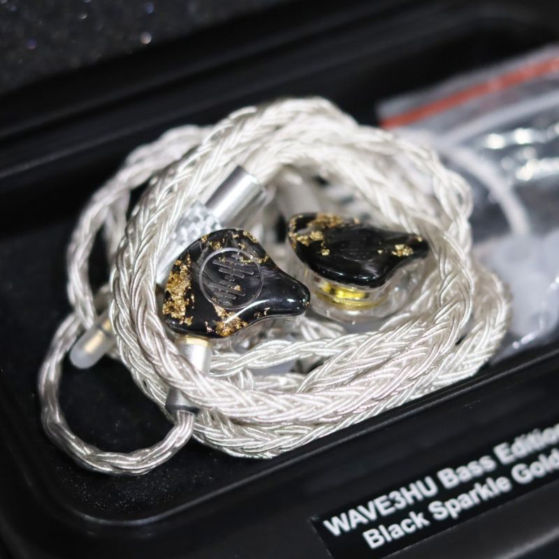 Jual Wave Audio Monitor WAVE3HU Bass Edition Black Sparkle Gold - In ...