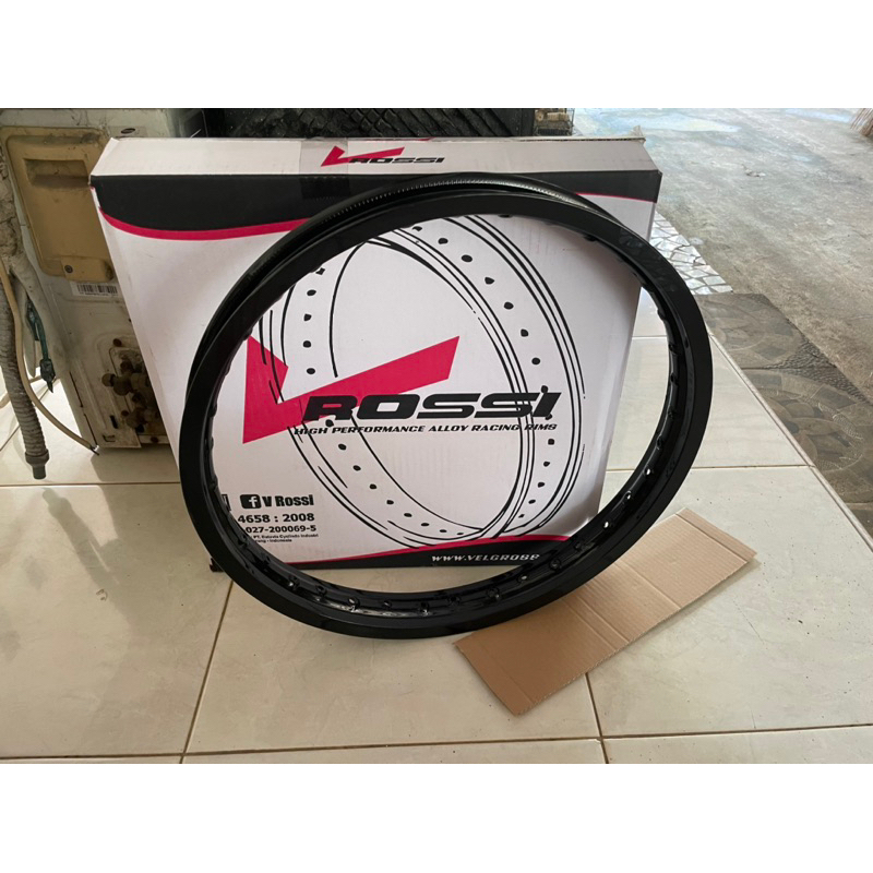 Jual velg Rossi ring 17 uk 140,160,185,215 hitam glosy(harga satuan ...