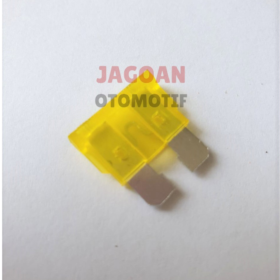Jual Sekring Fuse Blade Tancap Besar 20A / Sikring Tancap Besar 20 ...