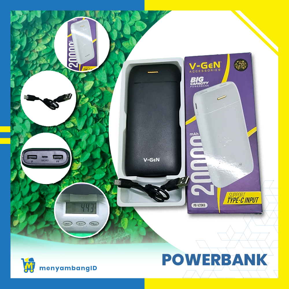 Jual 42684 PB-Vgen V20K6 20000 mAh | Shopee Indonesia