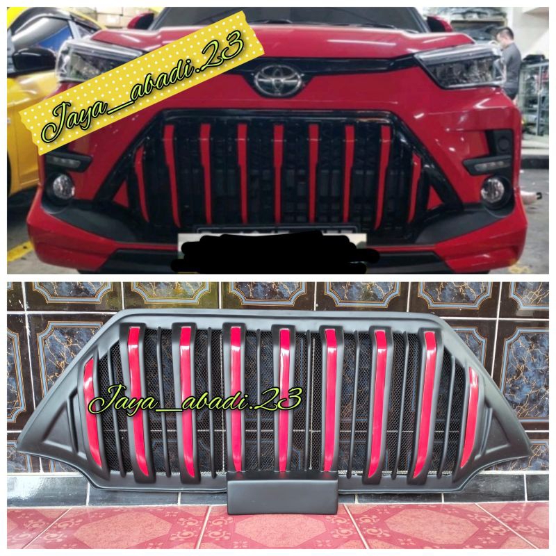 Jual Grill Toyota Raize Tahun 2021 2022 Model prado Grill Raize Apollo ...