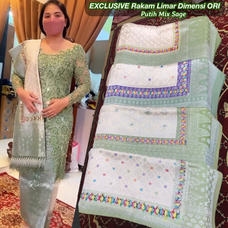 Jual New Exclusive Songket Rakam Dimensi ORI /songket tenun asli ...