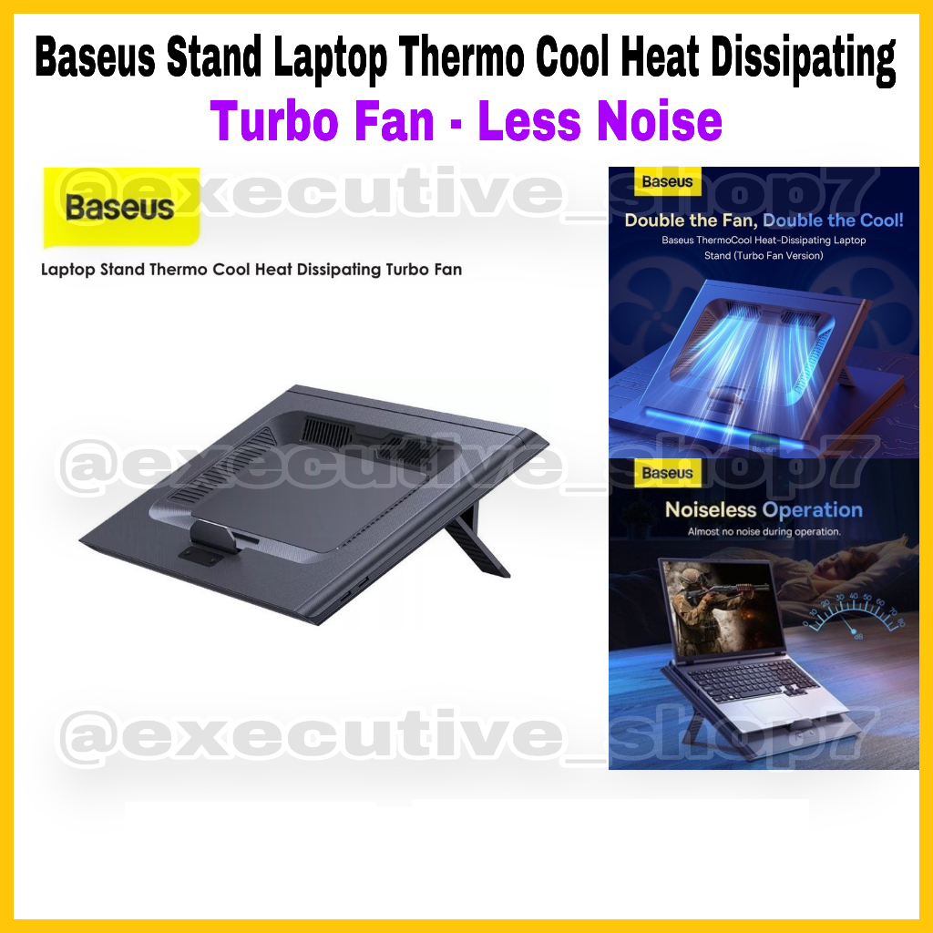 Jual Baseus Stand Laptop Thermo Cool Heat Dissipating - Turbo Fan ...