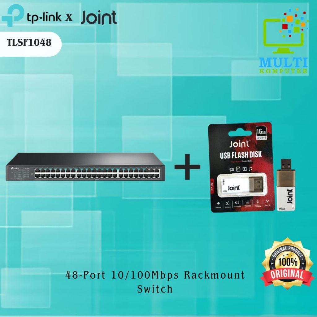 Jual Tp Link Tl Sf1048 48 Port 10 100mbps Rackmount Switch 48 Port