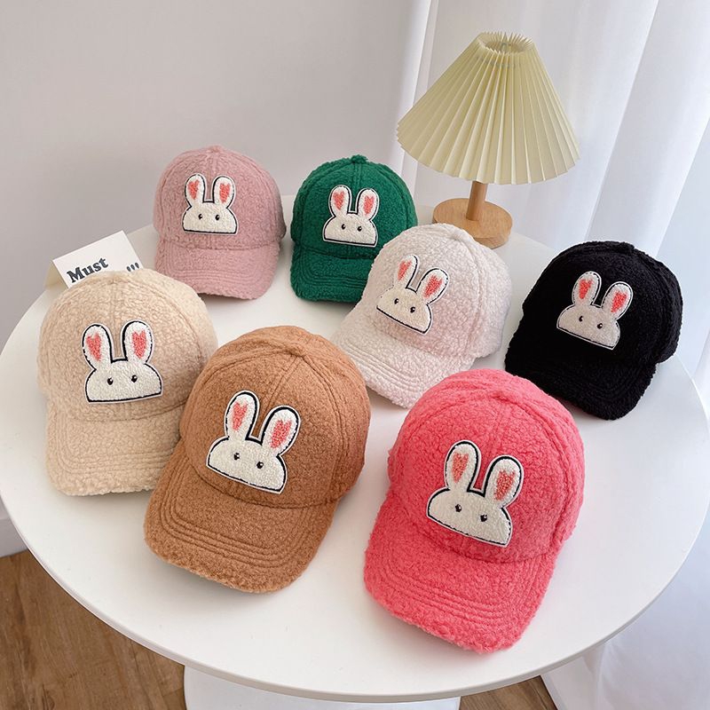 Jual Topi anak perempuan Kelinci Rabbit bunny fleece wol lucu | Shopee ...