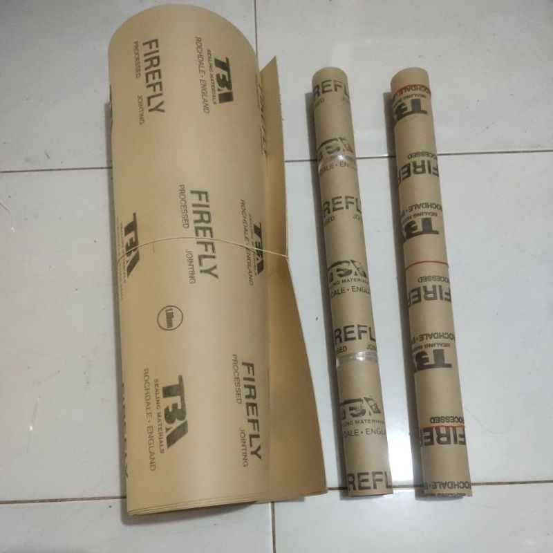 Jual FIREFLY TBA 1 MM PACKING GASKET FLANGE PAPER PAKING KERTAS BLOK ...