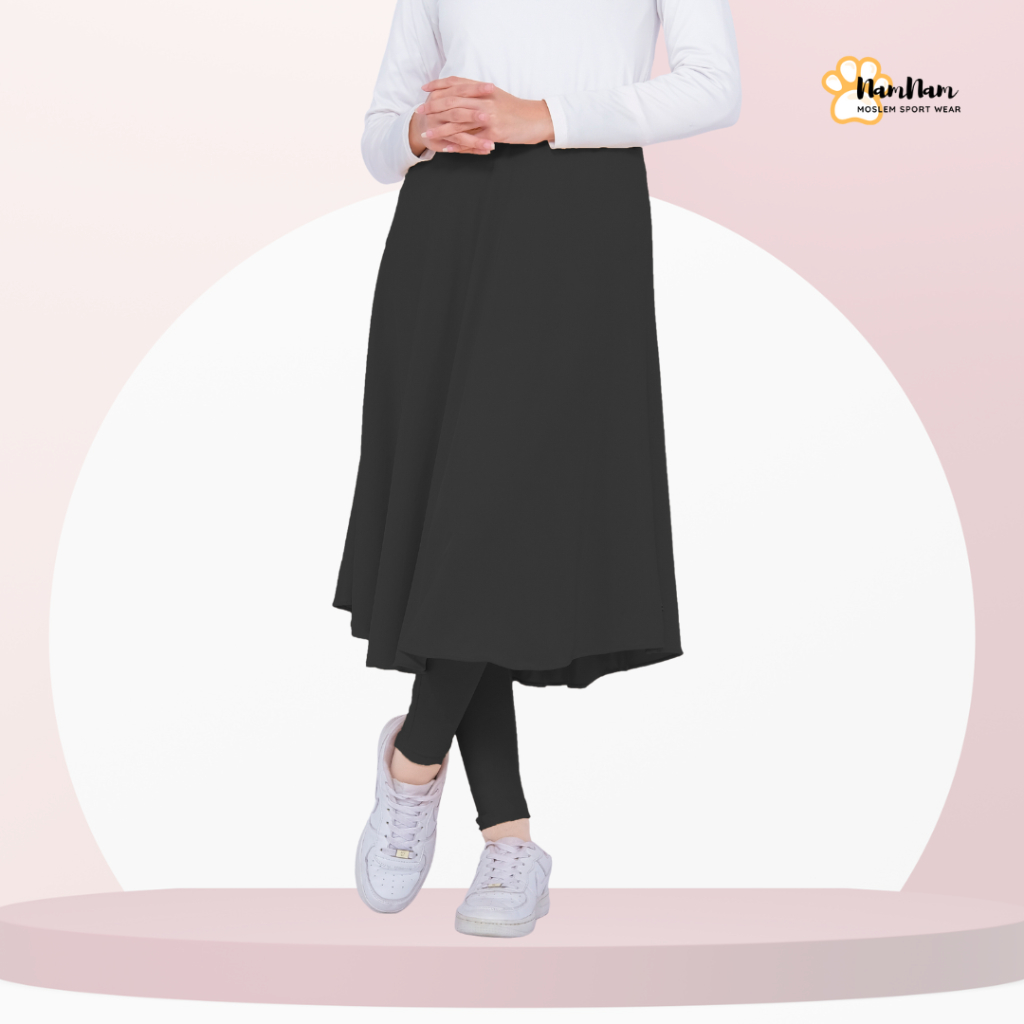 Jual Legging rok olahraga panjang dibawah lutut sport | Shopee Indonesia