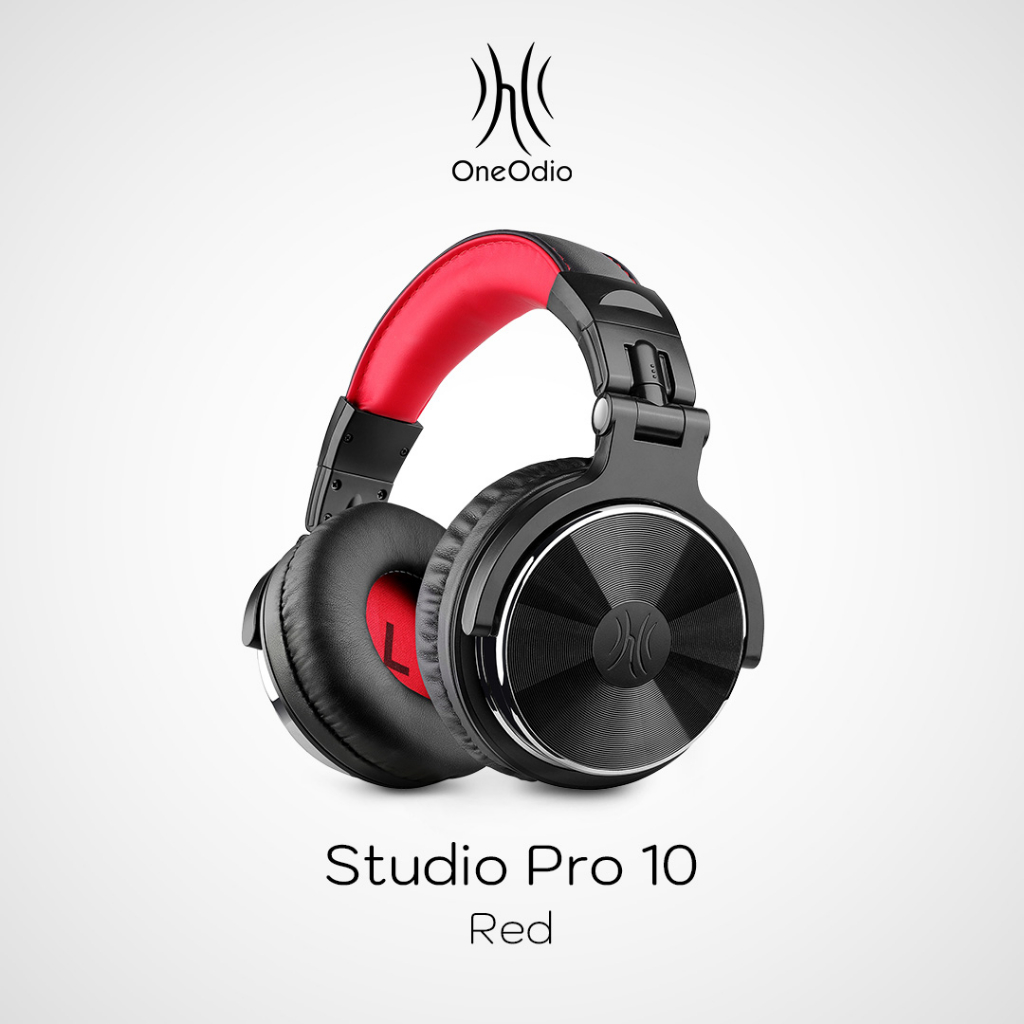 Jual OneOdio Studio Pro 10 Over Ear Wired DJ Headphones - Red | Shopee ...