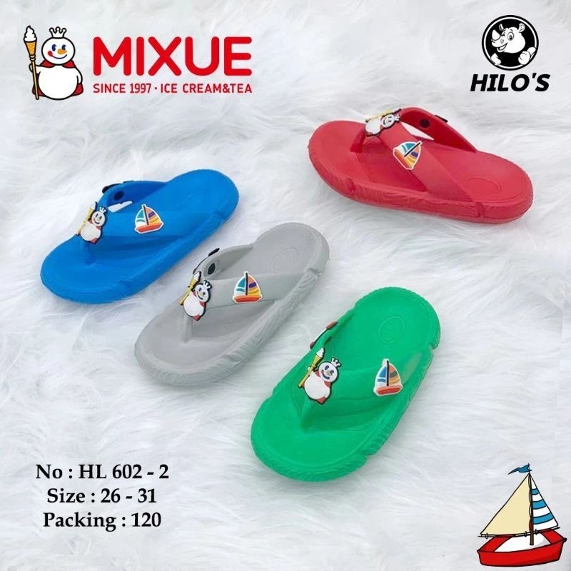 Jual Sandal Anak Mixue Terbaru Sandal Jepit Karet Anti Slip Nyaman ...