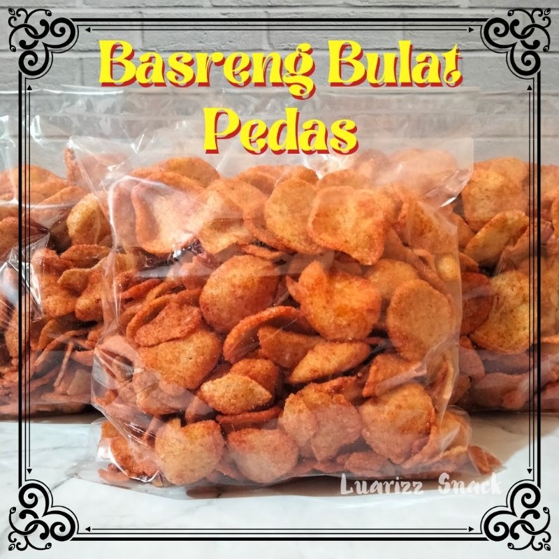 Jual 250 gr Basreng Bulat Pedas Kiloan | Shopee Indonesia