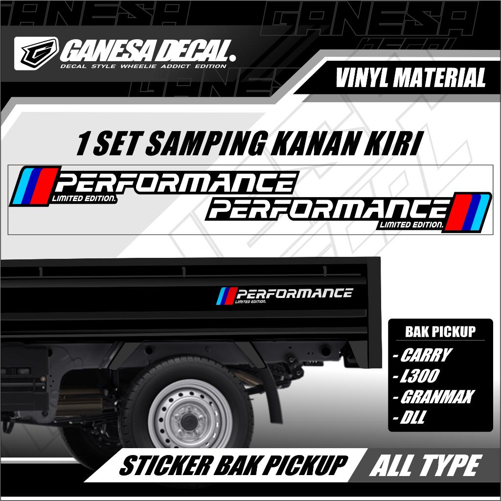 Jual Stiker Bak Pick Up Sticker Striping Lis Body Pick Up GRAND MAX ...