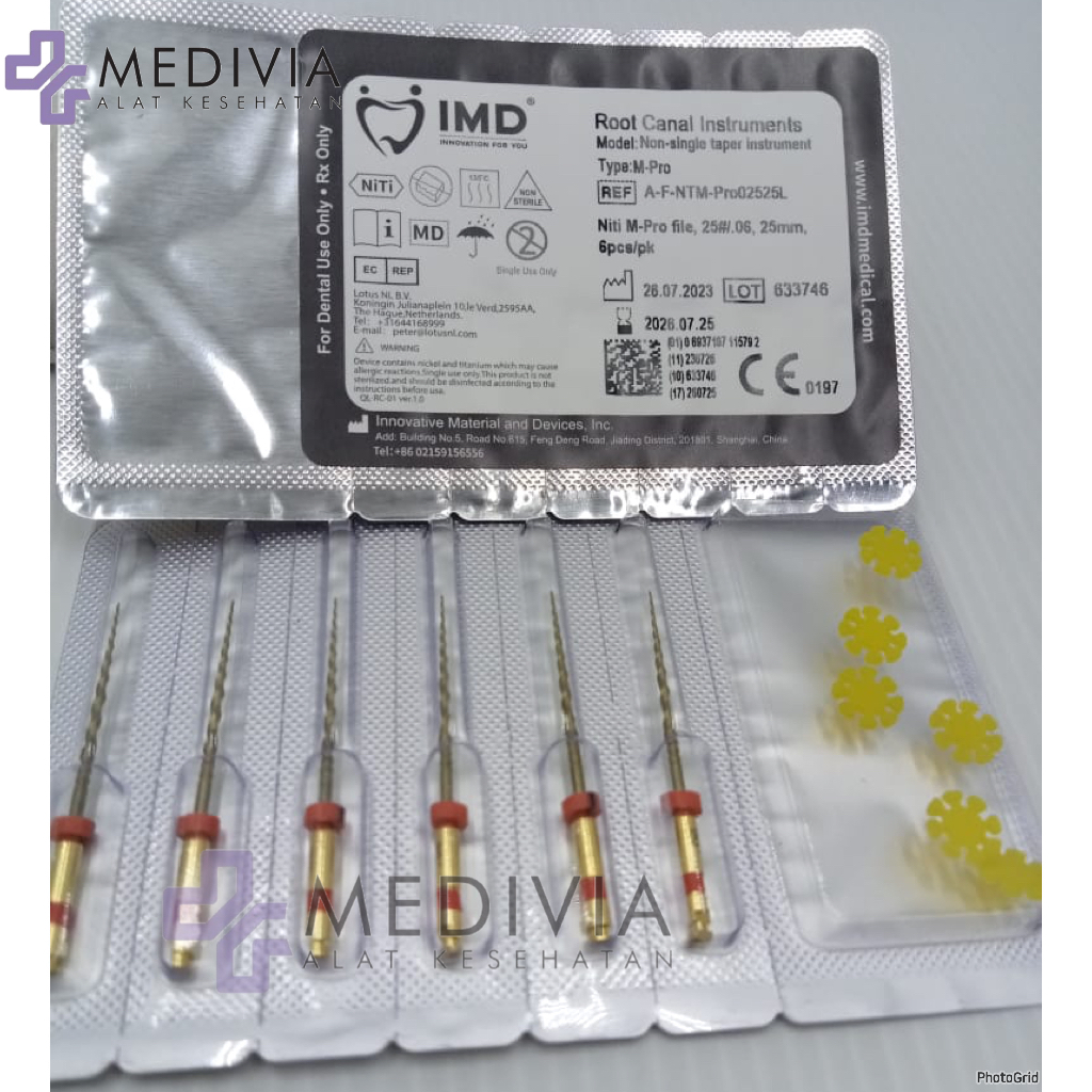Jual Protaper rotary files/ M pro 3 file system/ file endomotor rotary ...