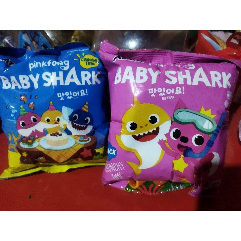 Jual MAMEI - Baby Shark Snack Pack (1 pack = 10 pcs) | Shopee Indonesia