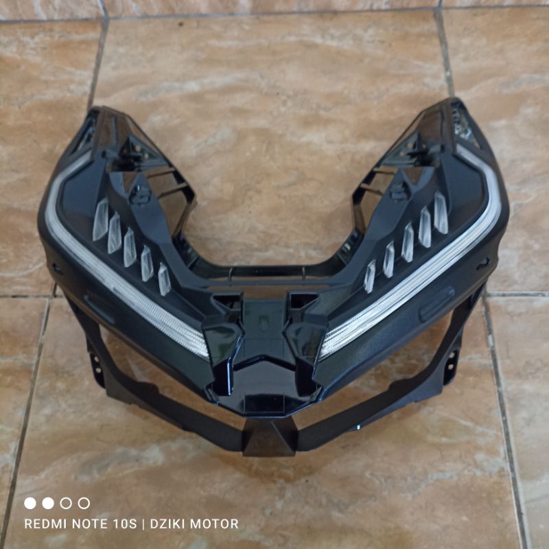 Jual cover frame cover alis lampu depan honda new vario150 k59 vario125 ...