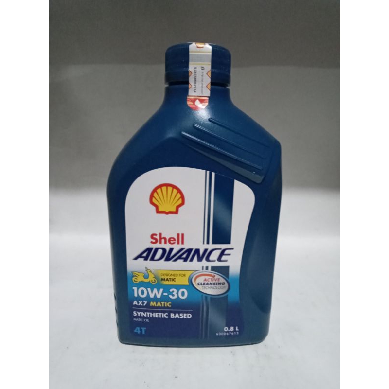 Jual Oli Shell Advance Ax7 Biru Bebek/Sport/Matic,. Original 100% ...