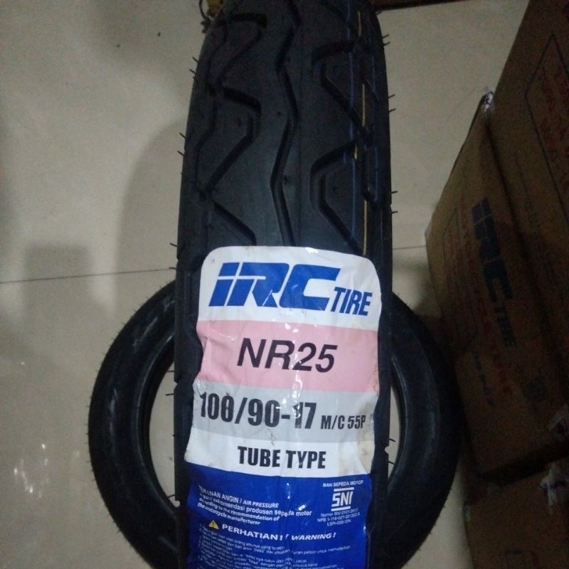 Jual Ban IRC 100 90 Ring 17 NR25 Tube Type Ban Luar Motor IRC 100/90-17 ...