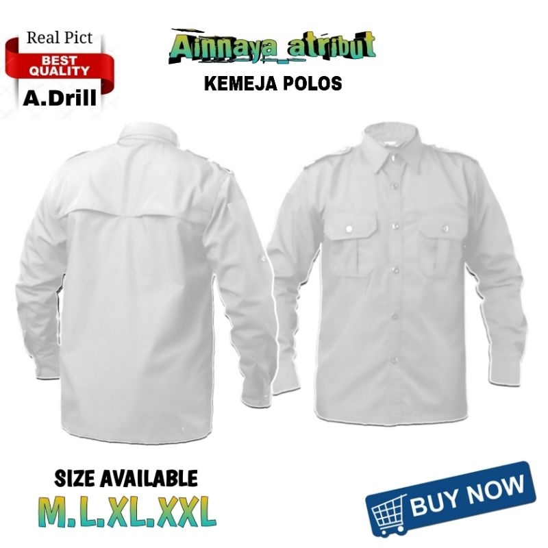 Jual KEMEJA PDL/PDH POLOSAN BISA SATUAN | Shopee Indonesia