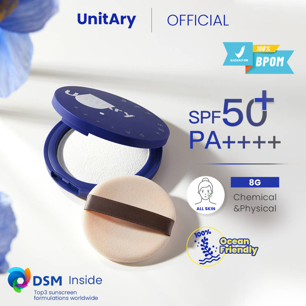 Jual 【BPOM】UNITARY FULL EFFECT OIL CONTROL SUNSCREEN POWDER SPF 50 PA ...