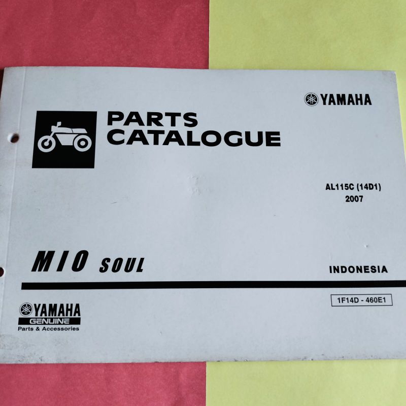 Jual BUKU KATALOG MIO SOUL 2007 AL115C (14D1) ORIGINAL YAMAHA. | Shopee ...