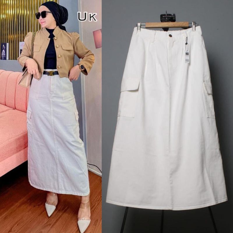 Jual ROK JEANS CARGO | Shopee Indonesia