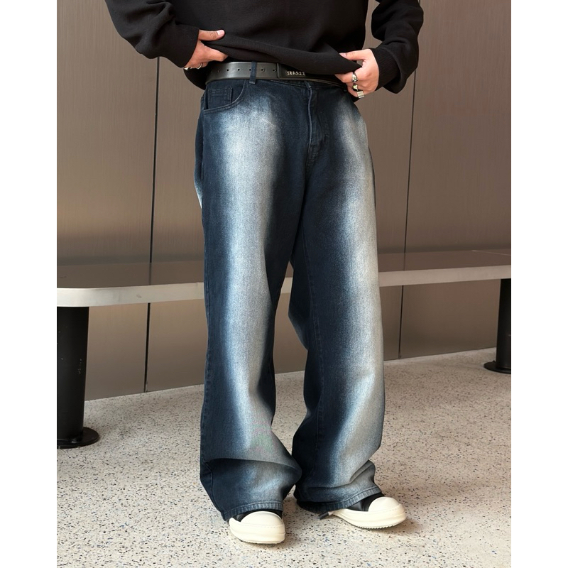 Jual WHITE SPRAY JEANS [MEN SIZE] | Shopee Indonesia