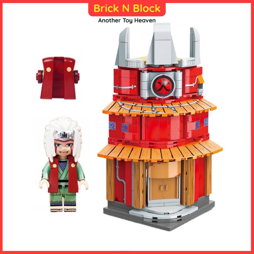 Jual Brick N Block- Keeppley Naruto Hokage Office Konoha Mainan ...