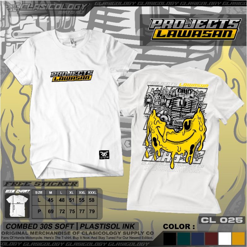 Jual kaos Rosok Japan Kaos Cepek Cantik Kaos Honda Gank CLASICOLOGY ...