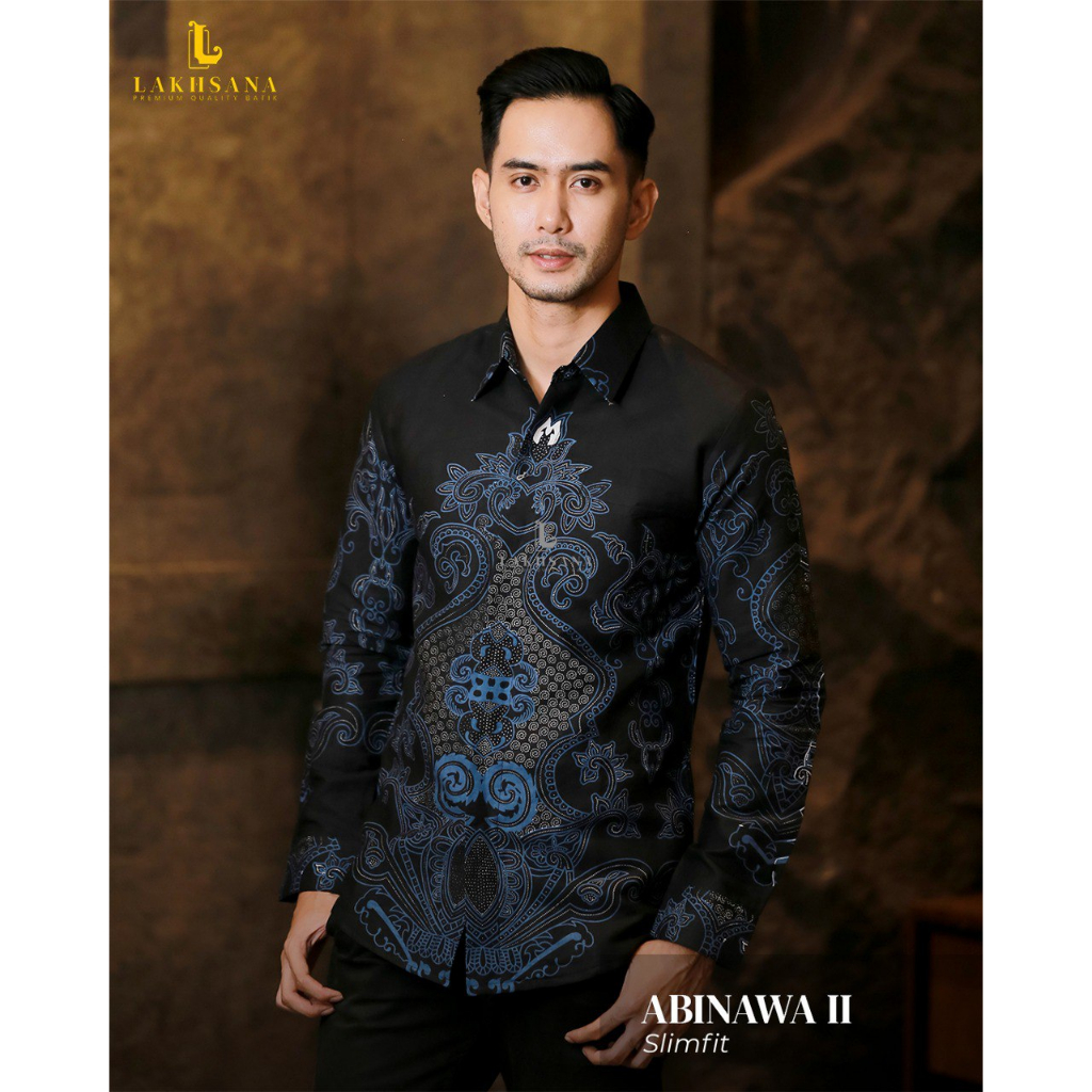 Jual Lakhsana Batik Abinawa II - Kemeja Batik Premium Slimfit Lengan ...
