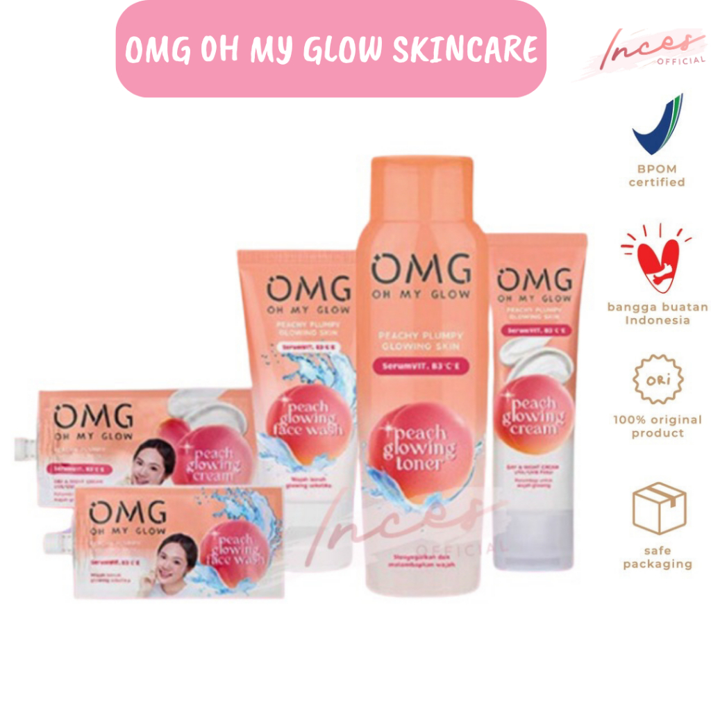 Jual -𝓲𝓷𝓬𝓮𝓼 - PROMO PAKET OMG ISI 3 | PAKET OH MY GLOW SKINCARE (Face ...