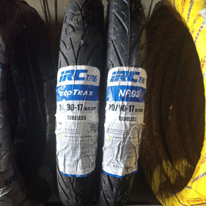 Jual Ban IRC Tubeless 70/90-17 NR 93 / NR 96 EcoTrax, Ban Luar Motor ...