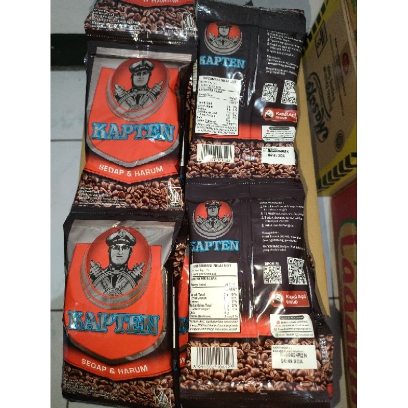 Jual Kopi Kapal Api 60g n kapten | Shopee Indonesia