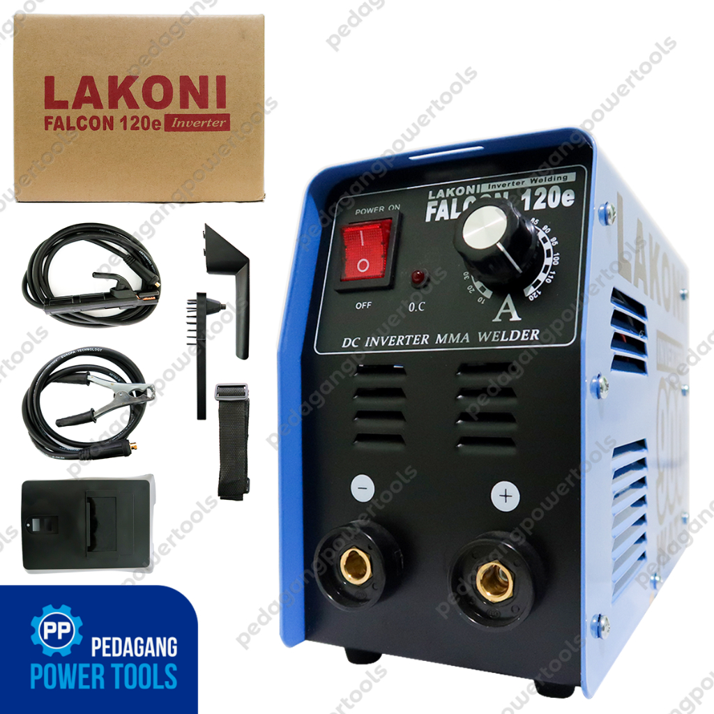 Jual MESIN LAS TRAFO INVERTER LAKONI FALCON 120E 900 WATT 120 E | Shopee Indonesia