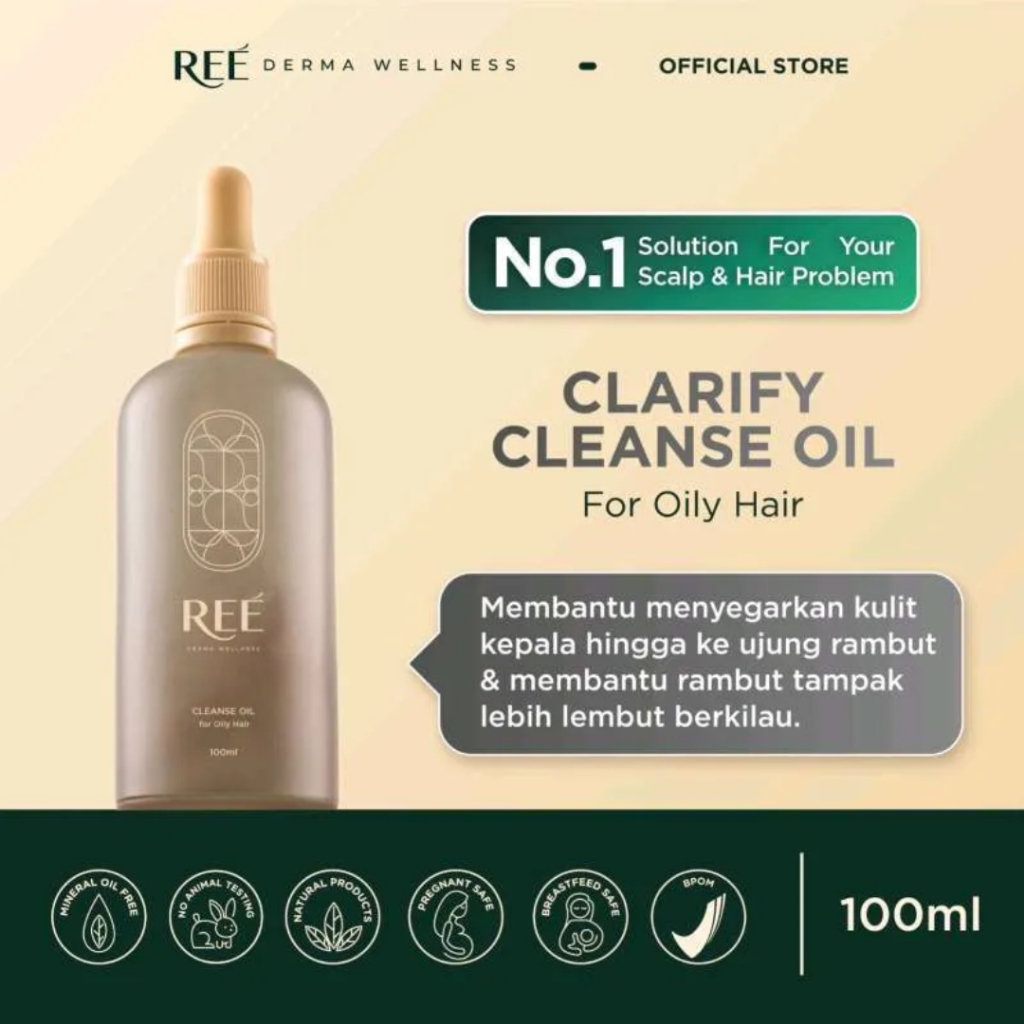 Jual Ree Derma Well Hair Oil Clarify Cleanse 100Ml | Shopee Indonesia