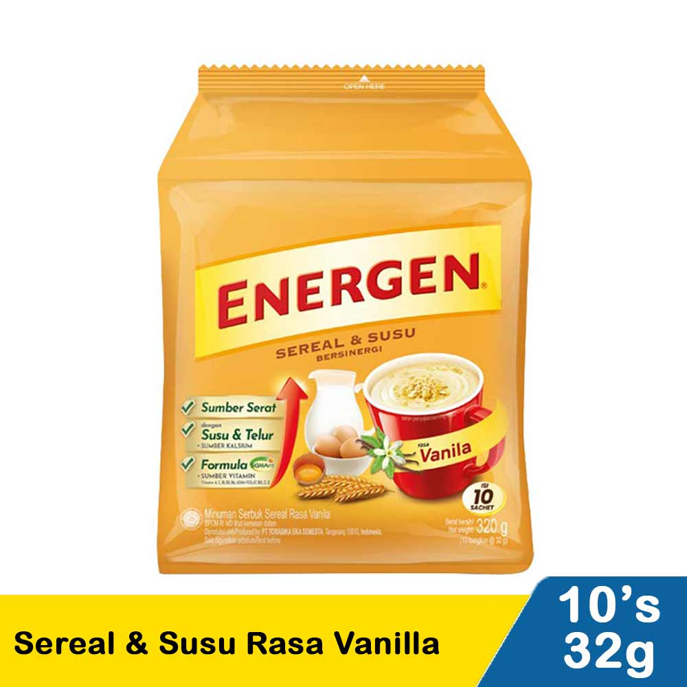 Jual Energen Rasa Vanilla isi 10 Sachet | Shopee Indonesia