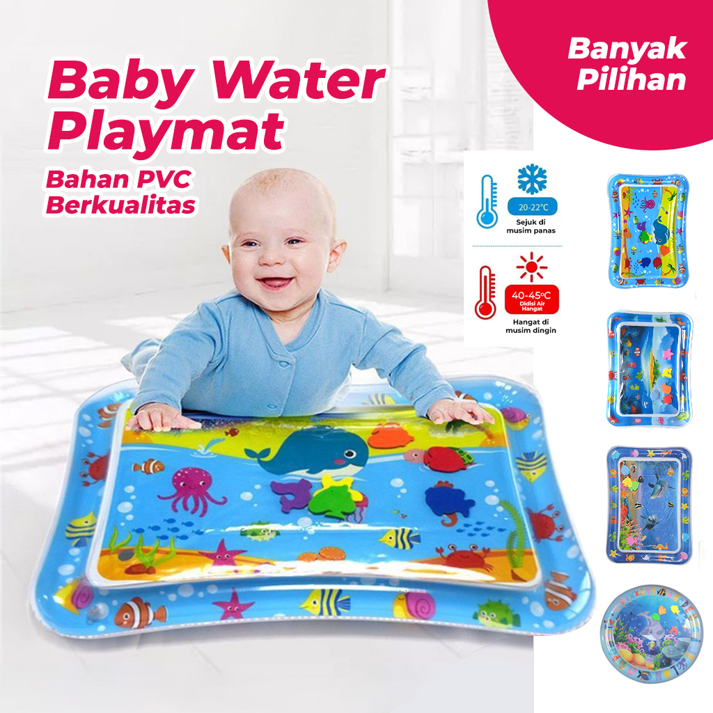 Jual SNI Baby Water Play Matras Air Bayi Mainan Matras Air Edukasi ...