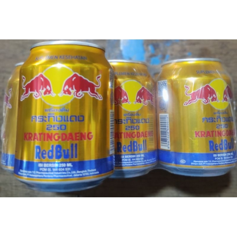 Jual kratindaeng kaleng 250 ml redbull | Shopee Indonesia