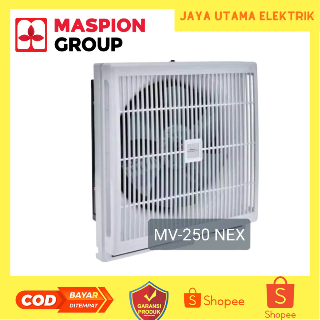 Jual Maspion MSP MV 250 NEX Wall / Dinding Exhaust Ventilating Fan ...
