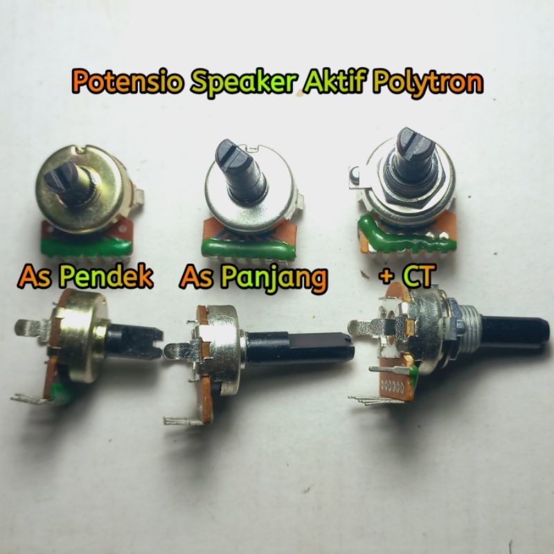 Jual potensio speaker aktif polytron 6pin 6 pin kaki 6kaki stereo ...