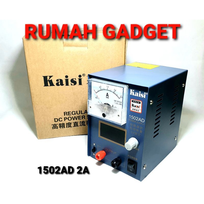 Jual POWER SUPPLY KAISI 1502AD 2 AMPER POWER SUPPLAY ALAT SERVIS ...