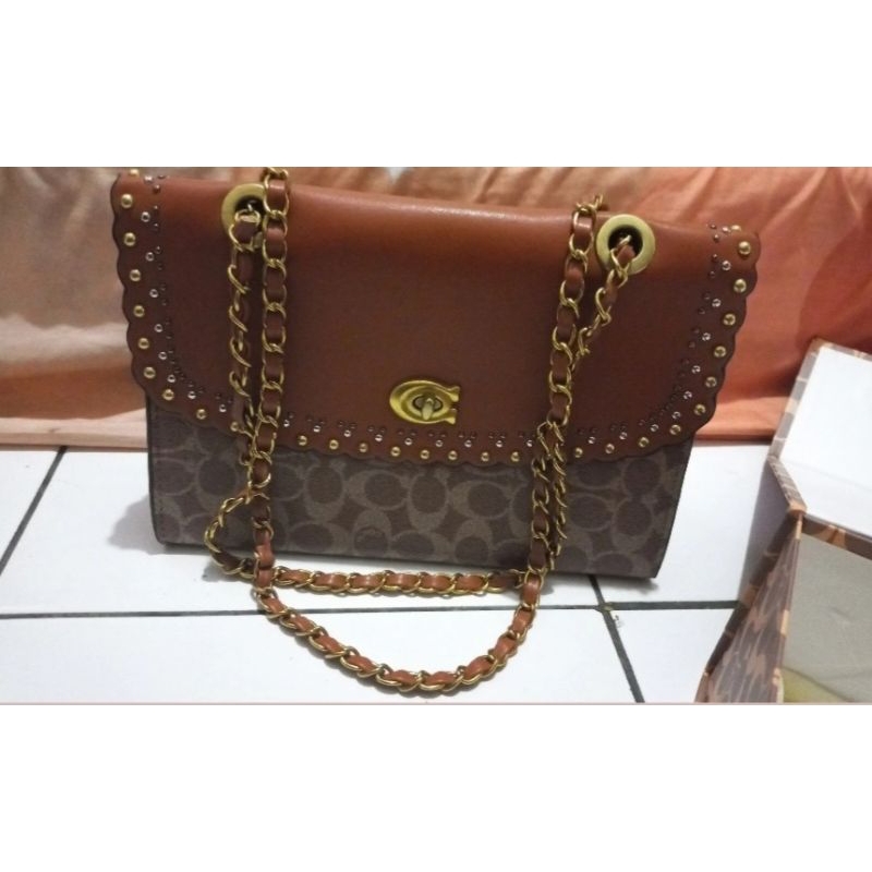 Jual prloved tas coach lengkap box | Shopee Indonesia