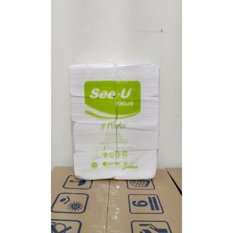Jual Tissue Tisu See U Pop Up BMT 8in1 Bathroom Multipurpose See-U ...